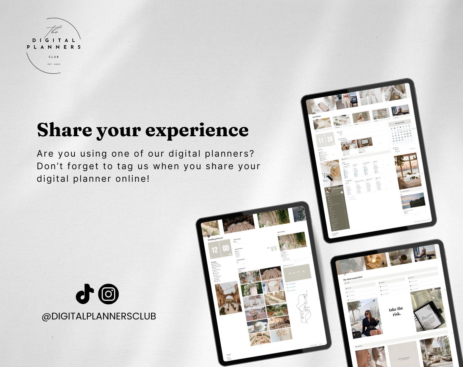 Digital Vision Board | Notion Template | Notion Planner - Etsy