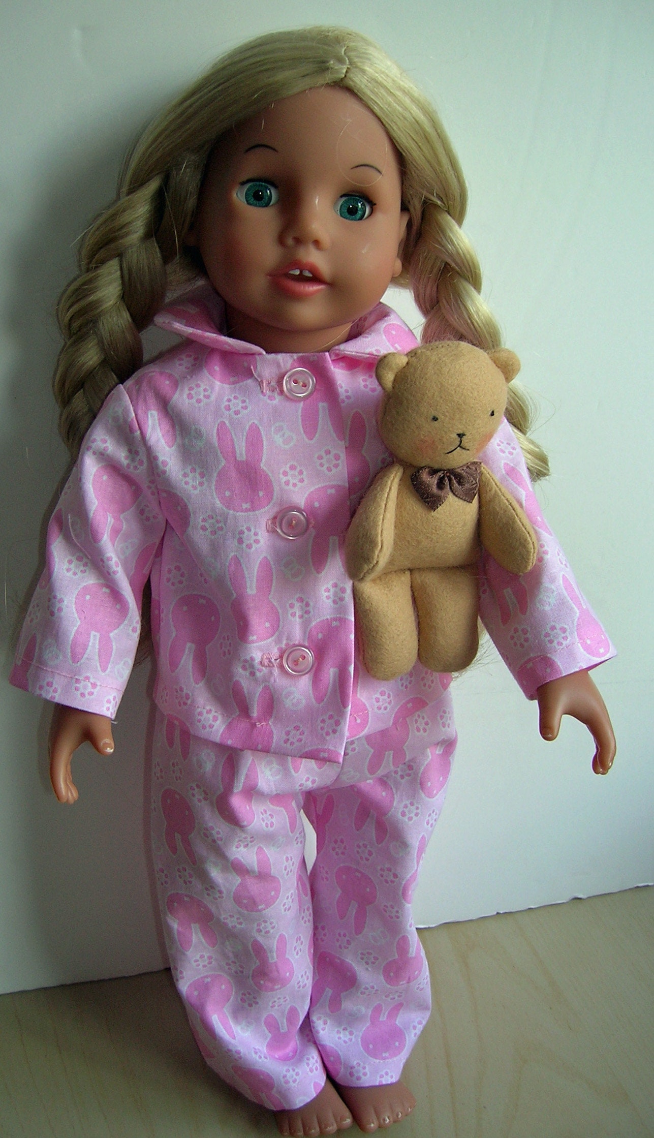 Nightwear Set. Pattern and Instructions for Nightwear for 18 Inch Dolls ...