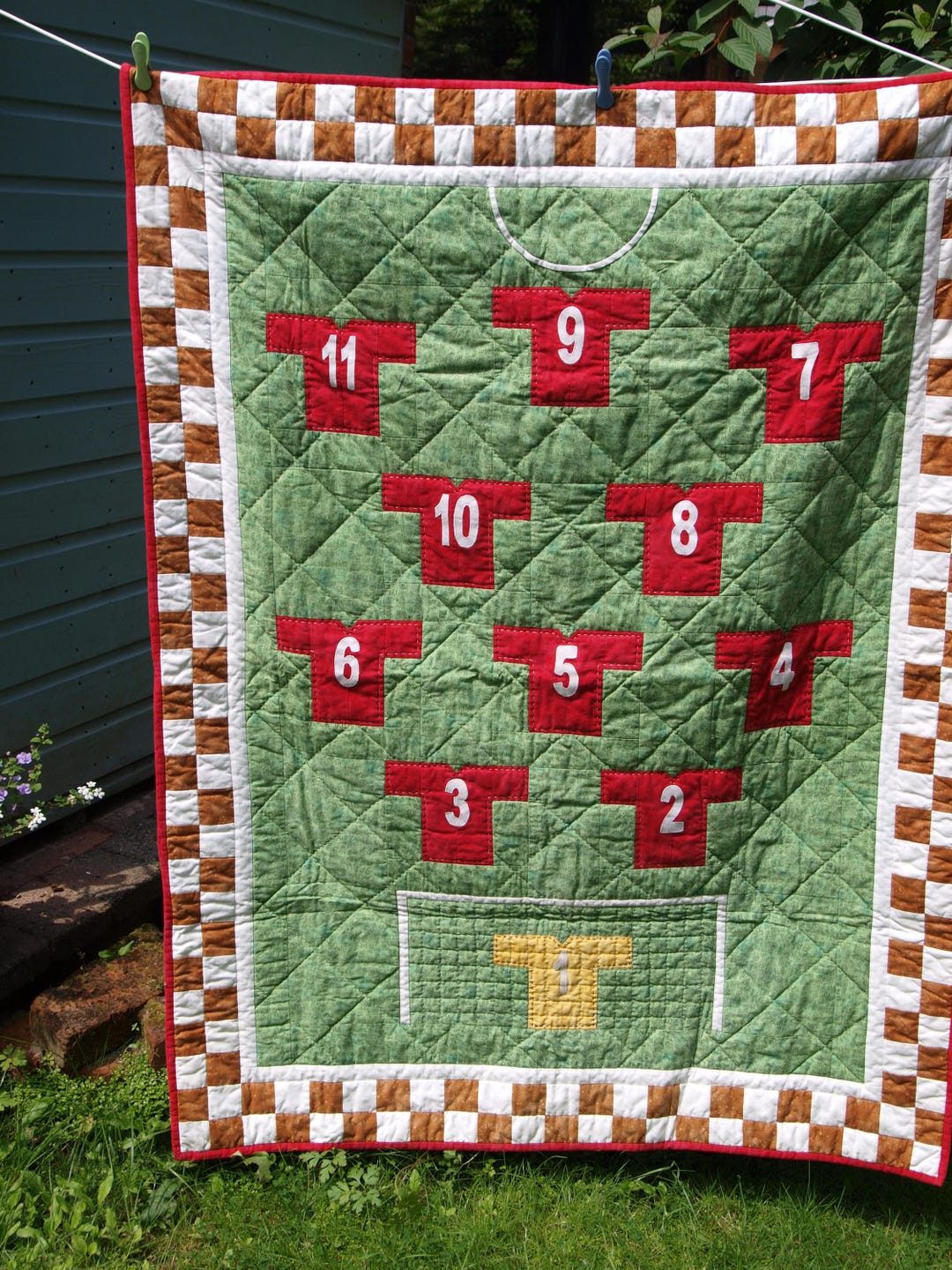 Football Themed Quilt Pattern - Etsy