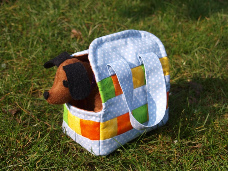 Puppy and Carrier Pattern and Instructions - Etsy