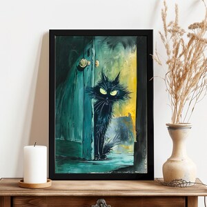 Crazy Cat, Printable, Downloadable, Wall Art, Poster, Art, Large Size ...