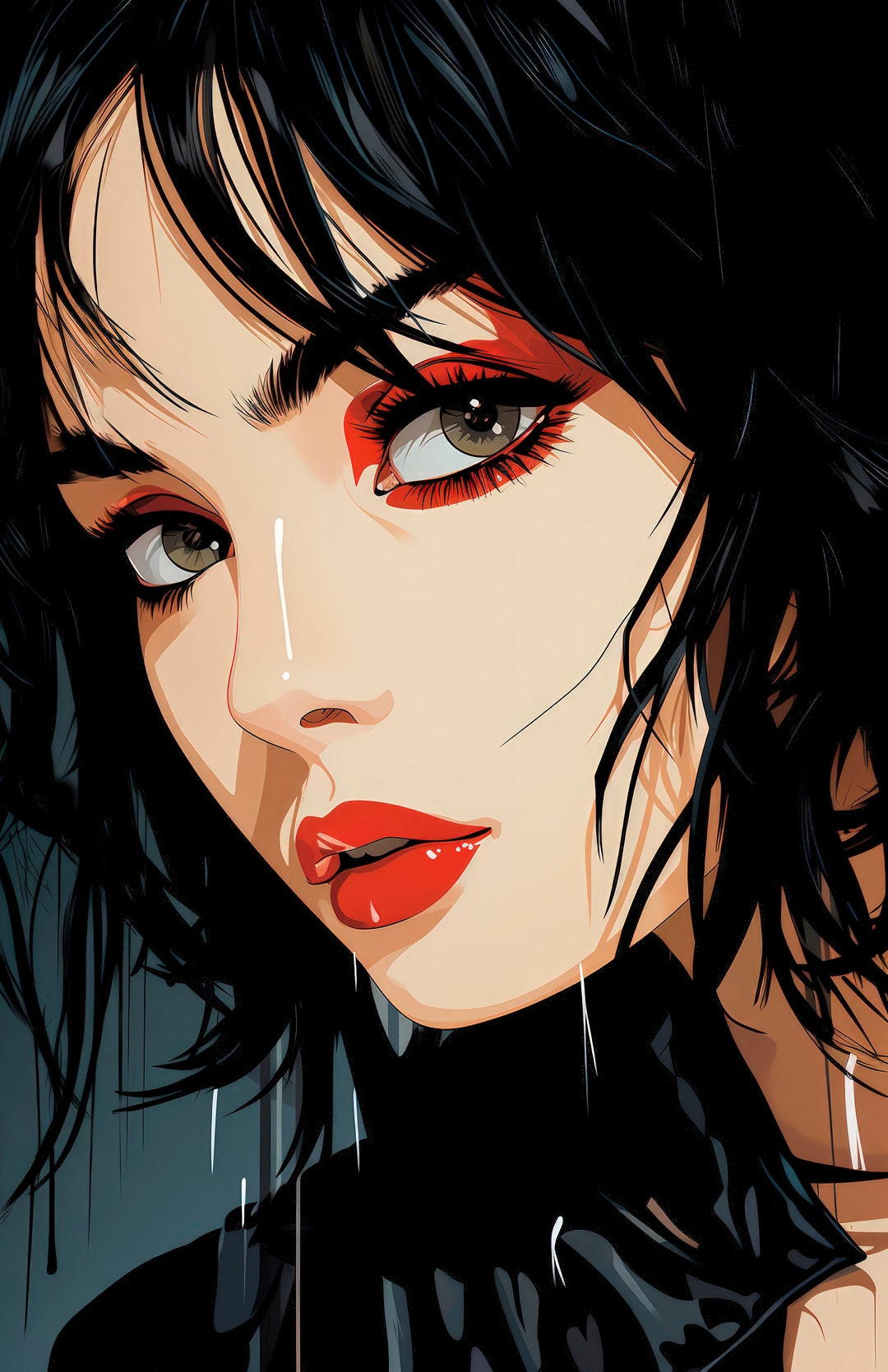 Comic Girl Printable, Downloadable, Wall Art, Poster, Art, Large Size ...