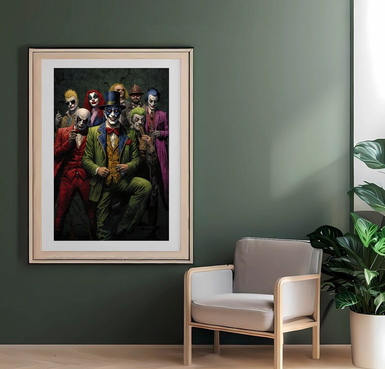 Bring on the Clowns Comic Style Art - Etsy