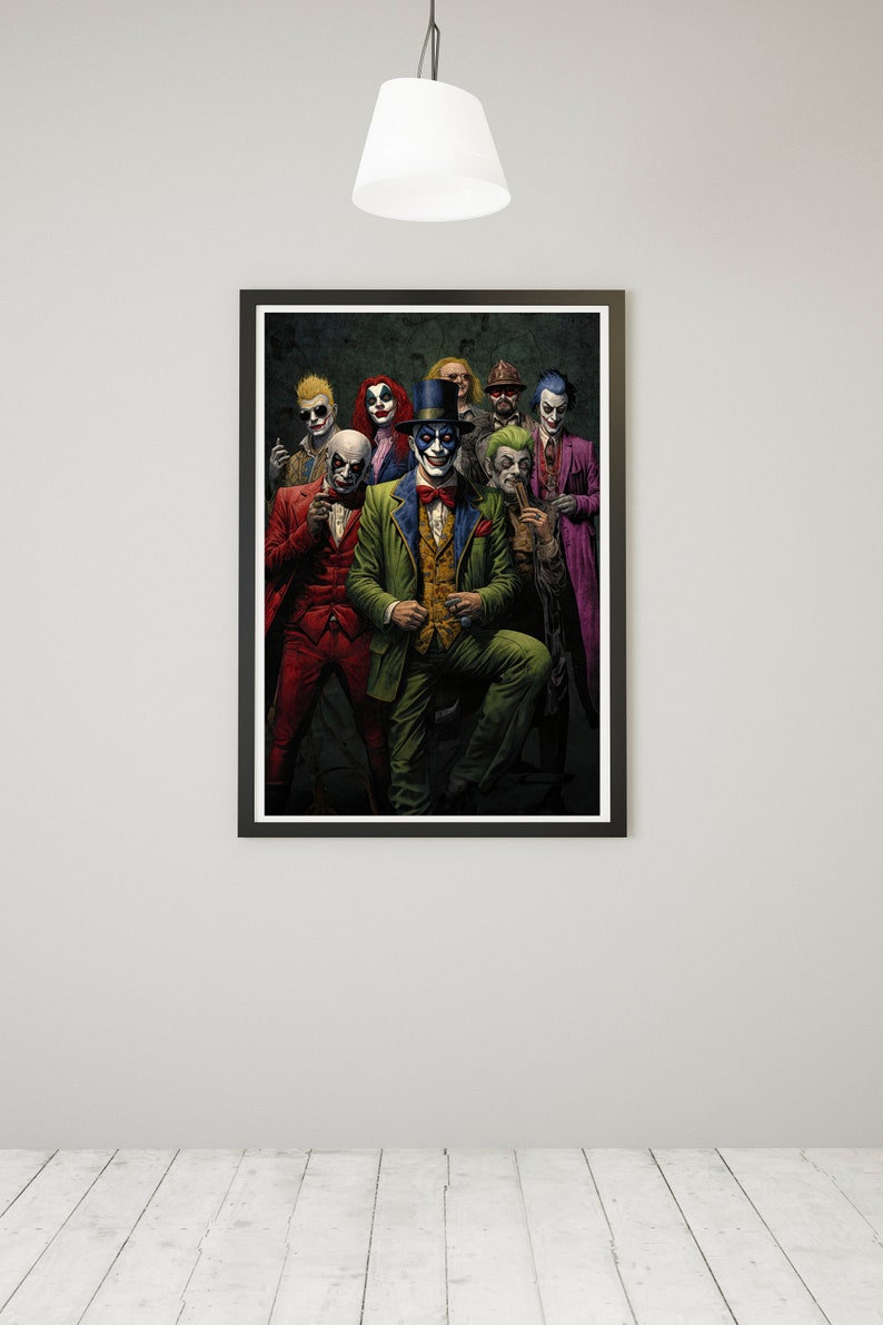 Bring on the Clowns Comic Style Art - Etsy