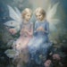 Friends Forever Fairies, Printable, Downloadable, Wall Art, Poster, Art ...