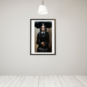 Wednesday Adams Printable, Downloadable, Wall Art, Poster, Art, Large ...