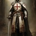 Templar Knight Art Print: Medieval Crusader (downloadable) - Etsy