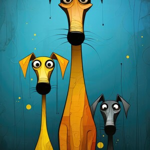 Crazy Dogs Printable, Downloadable, Wall Art, Poster, Art, Large Size ...