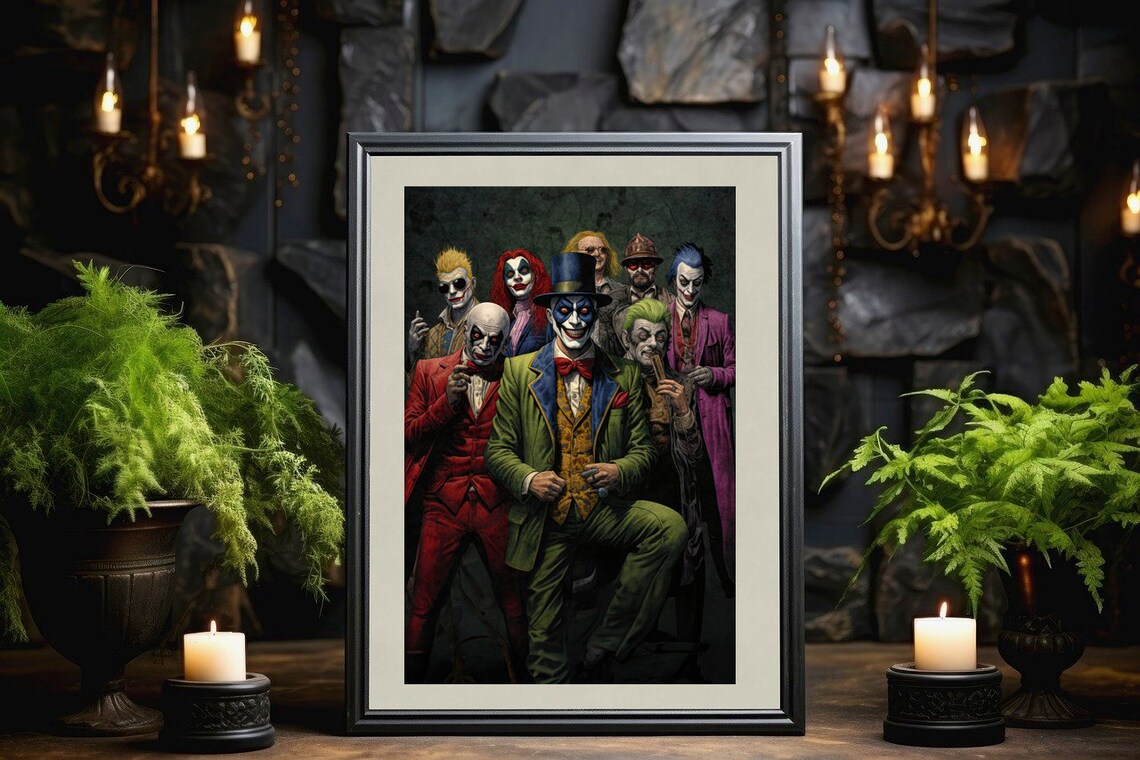 Bring on the Clowns Comic Style Art - Etsy