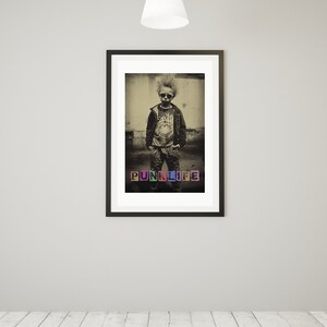 PUNK STAR Printable, Downloadable, Wall Art, Poster, Art, Large Size ...