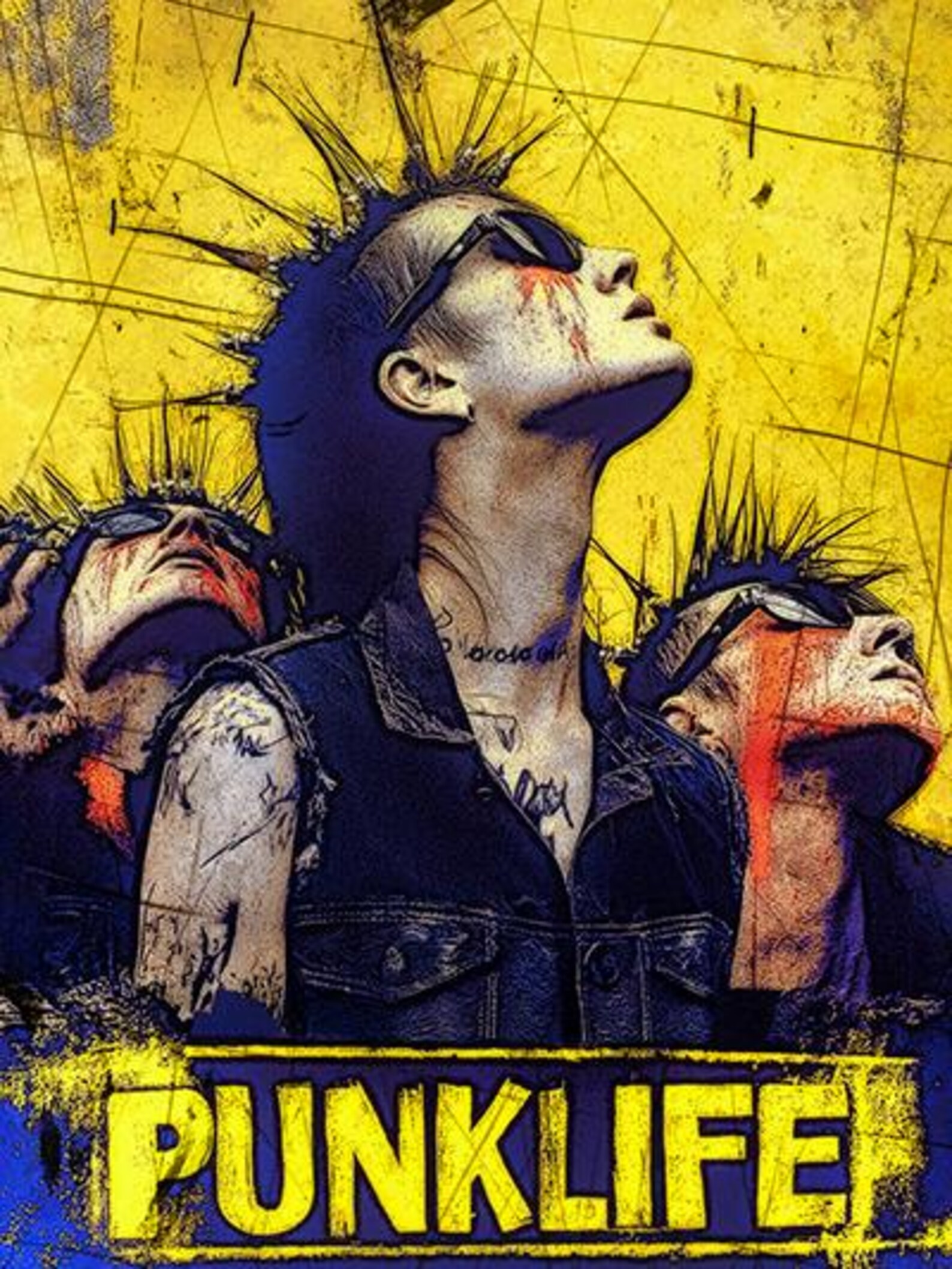 PUNK LIFE 4505x6000 Pixels Downloadable Punk Art 3:4 Ratio - Etsy