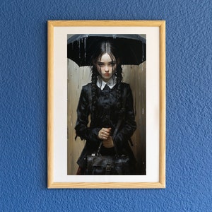 Wednesday Adams Printable, Downloadable, Wall Art, Poster, Art, Large ...