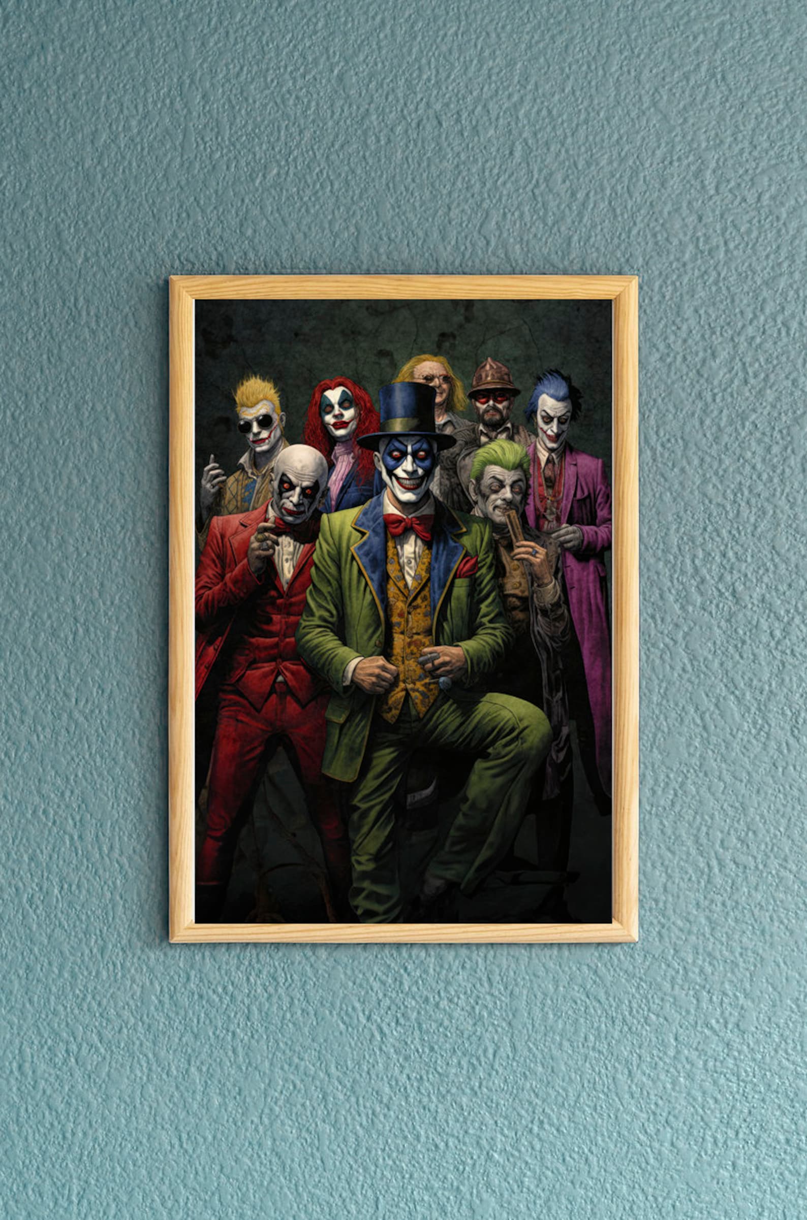 Bring on the Clowns Comic Style Art - Etsy