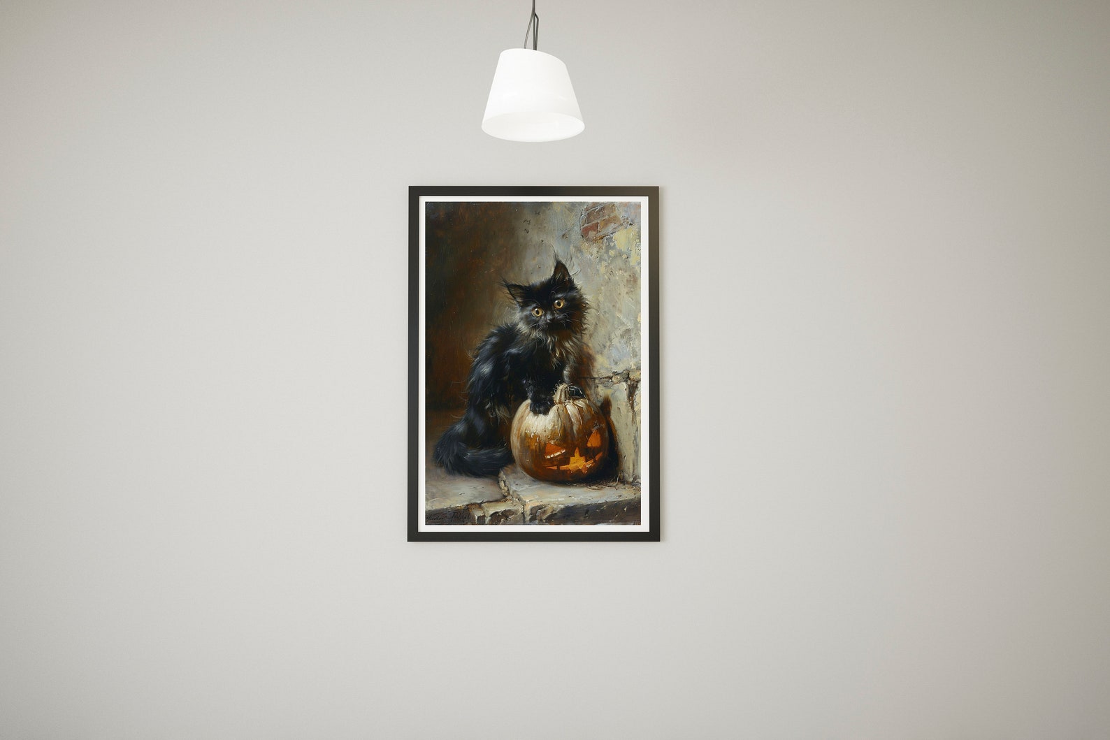 The Witches Kitten, Printable, Downloadable, Wall Art, Poster, Art ...
