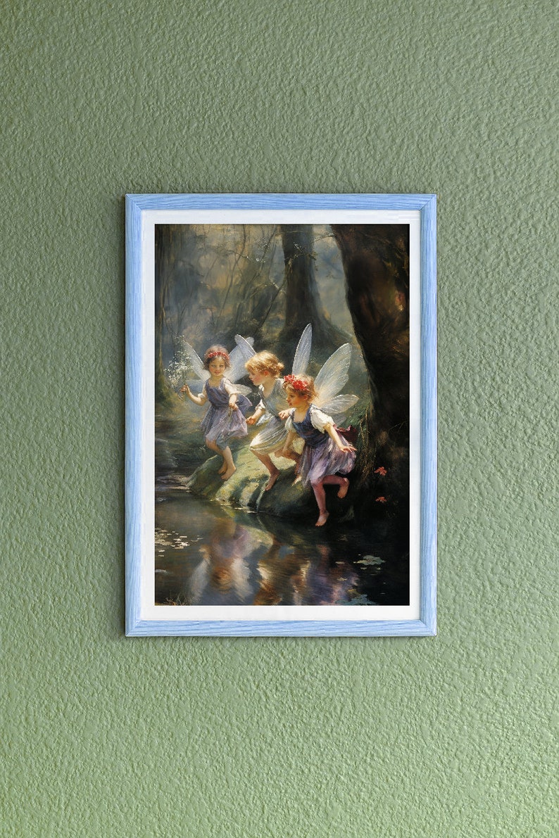 Fairies, Fairy, Faery, Children Printable, Downloadable, Wall Art ...