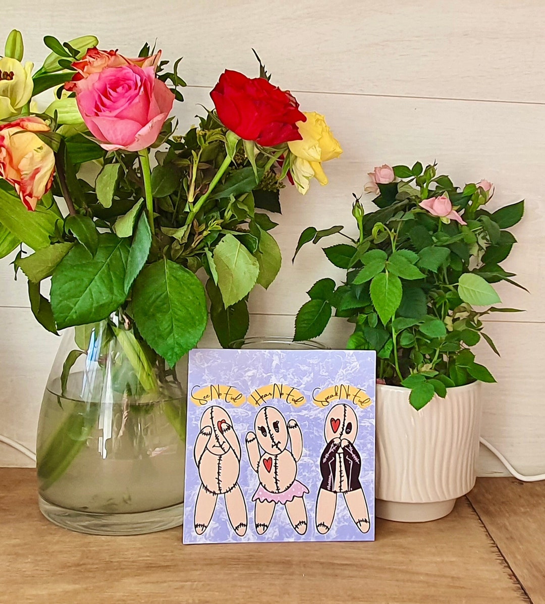 See No Evil, Hear No Evil, Speak No Evil, Voodoo Print, Voodoo Doll ...