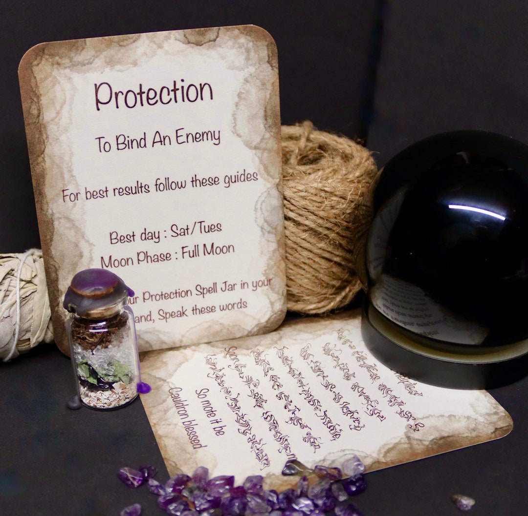 Powerful Spell to Bind an Enemy, Witchcraft, Spells, Spell Jar, Wicca ...