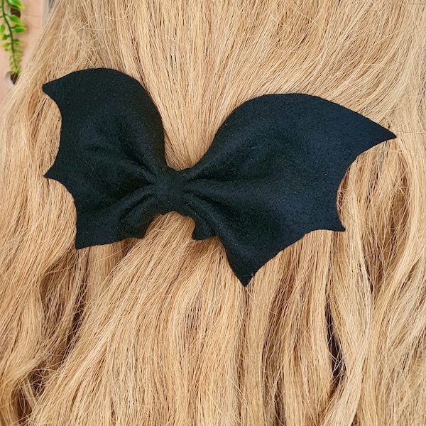 Bat Bow - Etsy