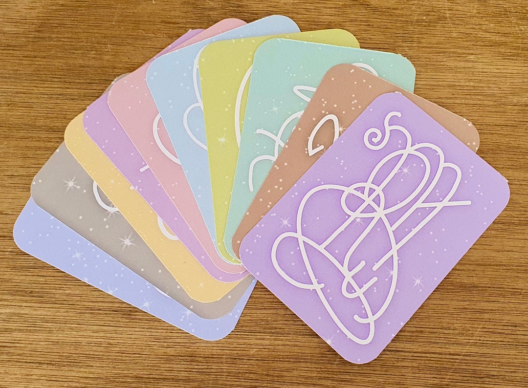 Pack of 10 Sigil Intention Manifestation Card Set, Witchy Gift, Protect ...