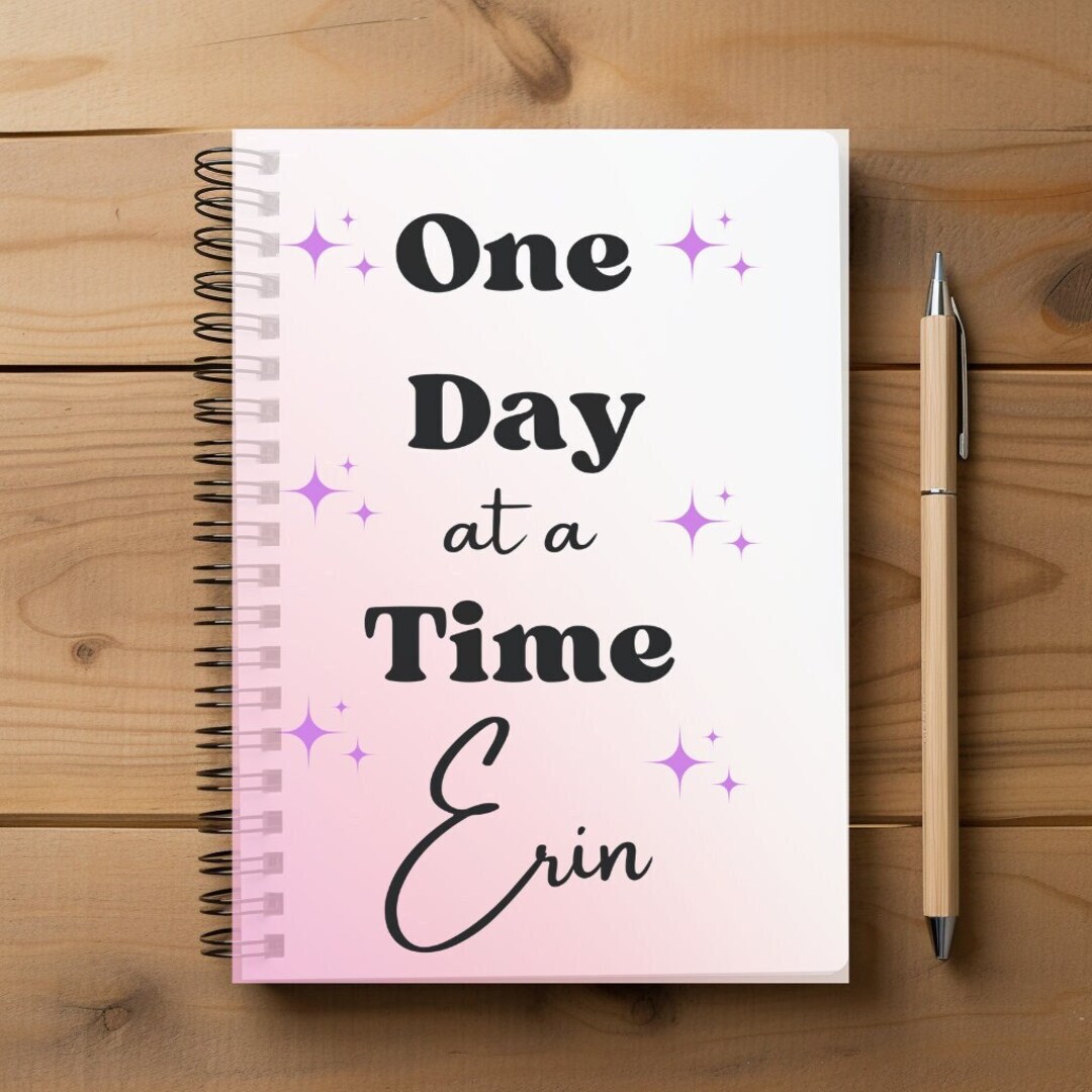 Personalized Recovery Gift Personalized Sobriety Notebook - Etsy