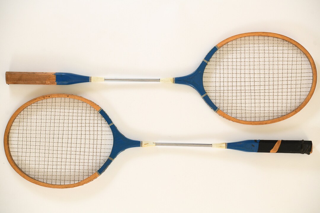 Vintage Victor-crown Badminton Racket Pair I 1970s I Sports - Etsy