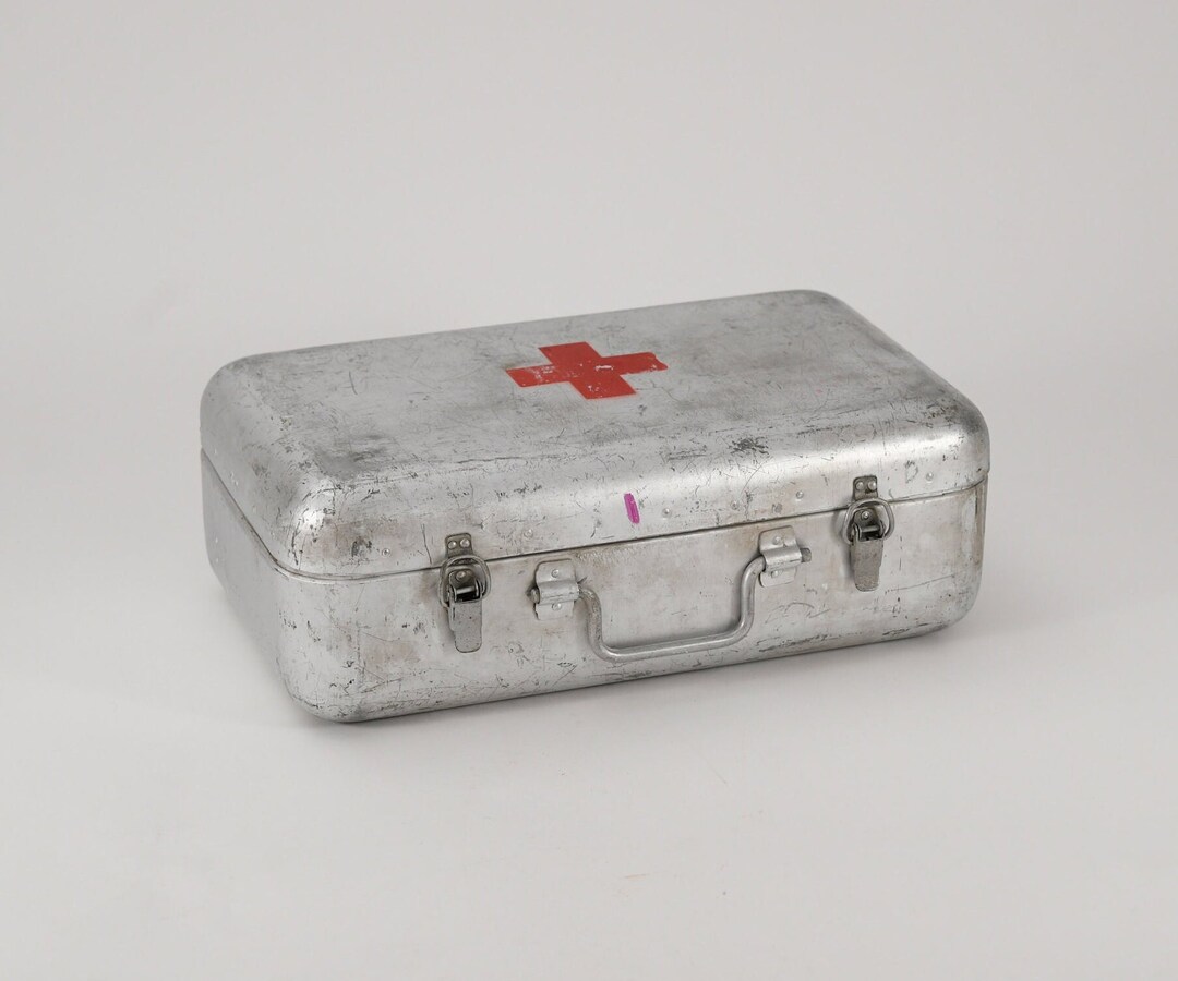 Vintage First Aid Aluminum Box From the Hungarian Emergency - Etsy
