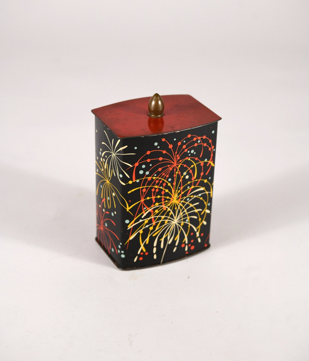 Vintage Fireworks Tin Can 1950s I Container Made in West Germany I Mid ...