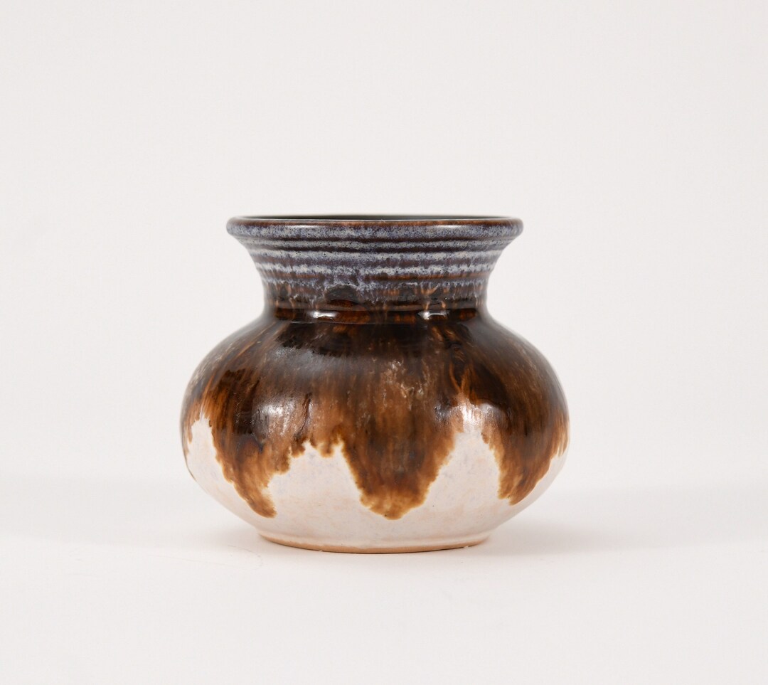 Vintage Bulbous Ceramic Vase I Fat Lava I Mid-century Vase I 60s 70s - Etsy