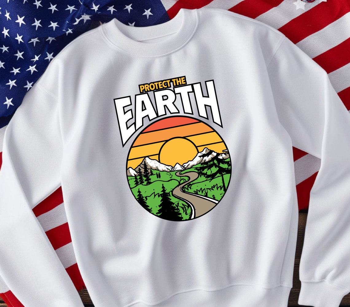 Earth Day Sweatshirt, Save the Earth Sweatshirt, Be Kind to Our Planet ...