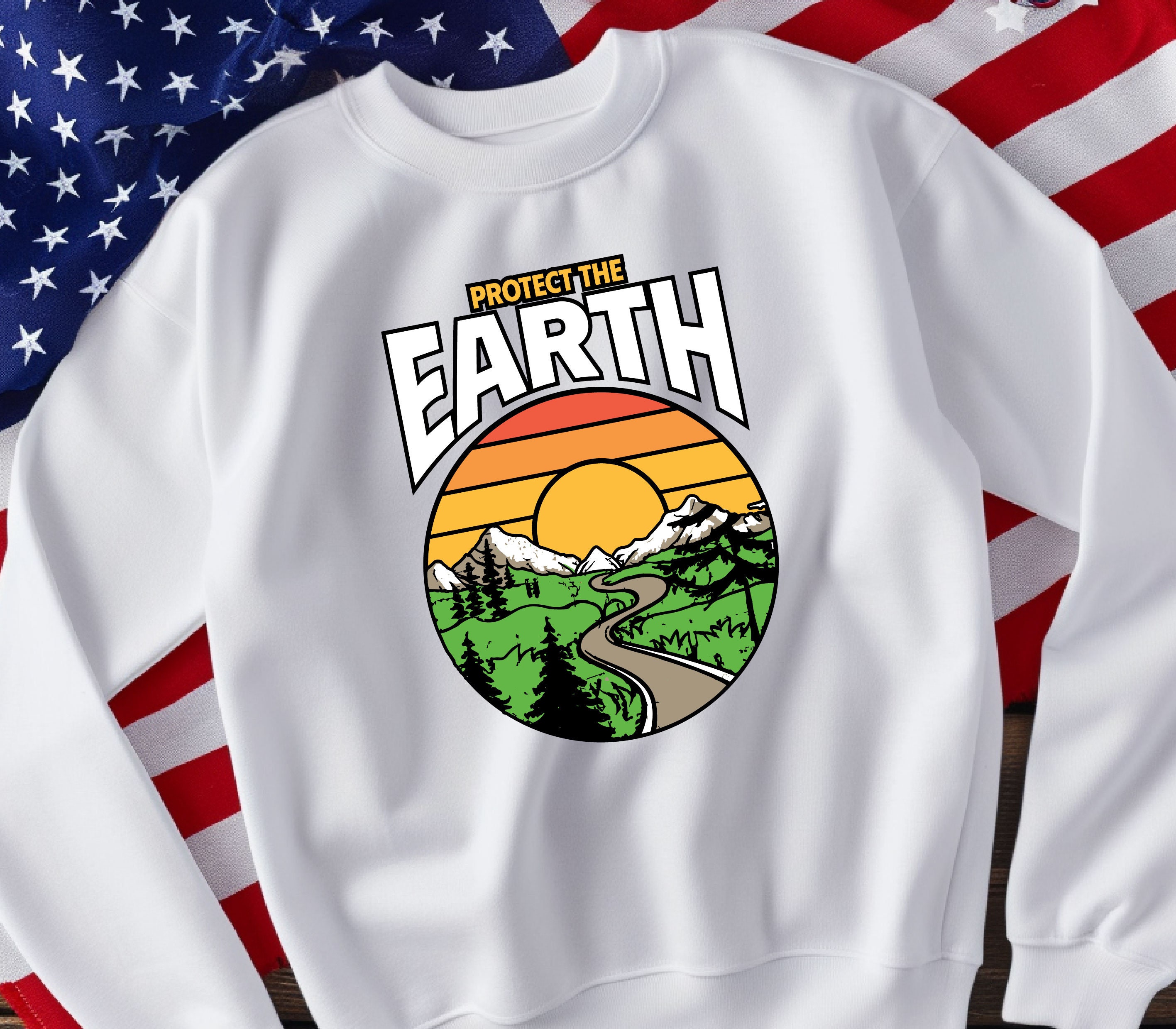 Earth Day Sweatshirt, Save the Earth Sweatshirt, Be Kind to Our Planet ...