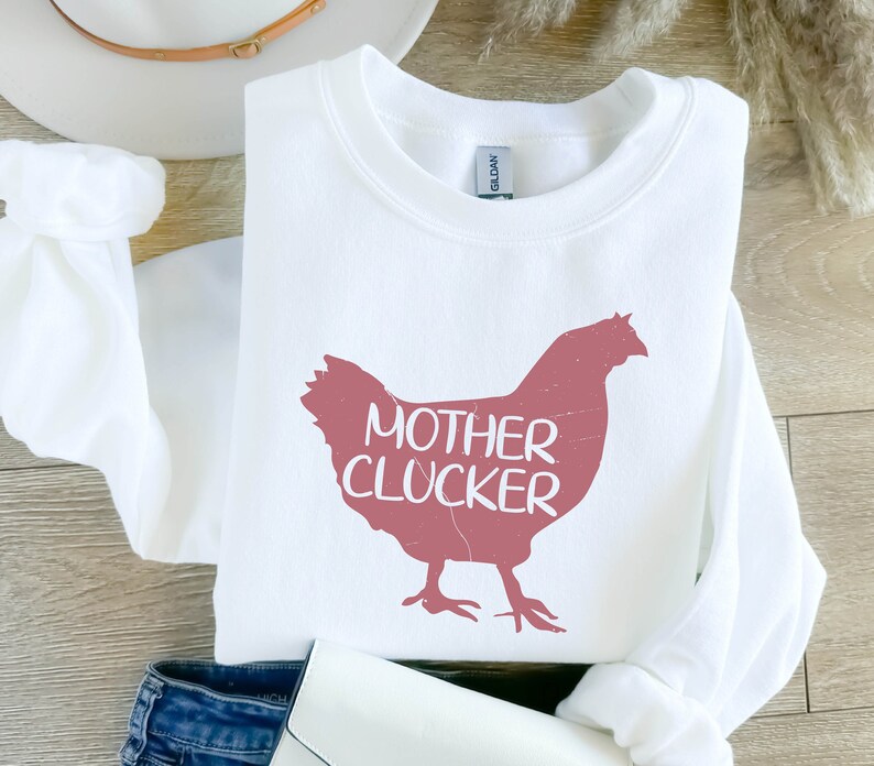 Mother Clucker Sweatshirt, Funny Chicken Hoodie, Animal Hoodie, Mothers ...