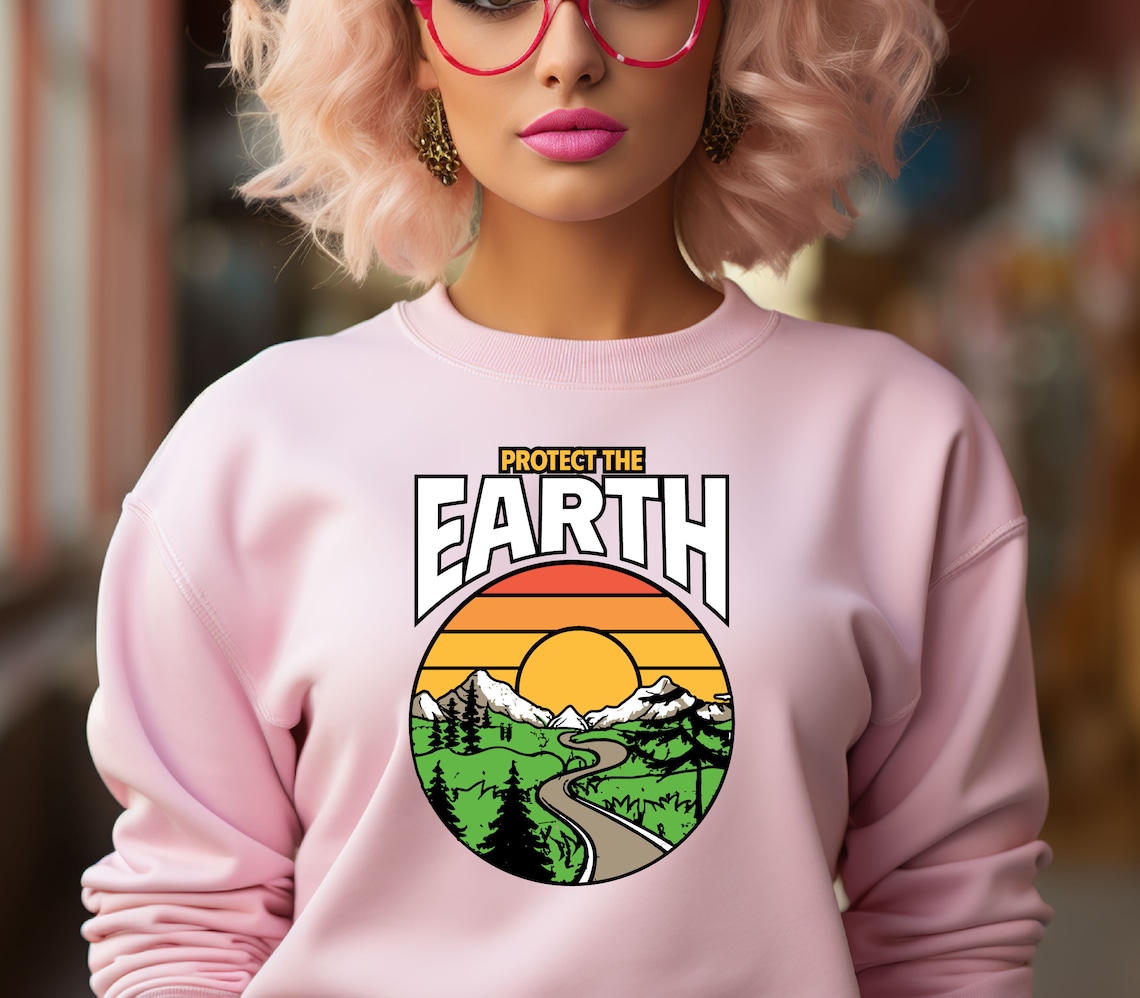 Earth Day Sweatshirt, Save the Earth Sweatshirt, Be Kind to Our Planet ...