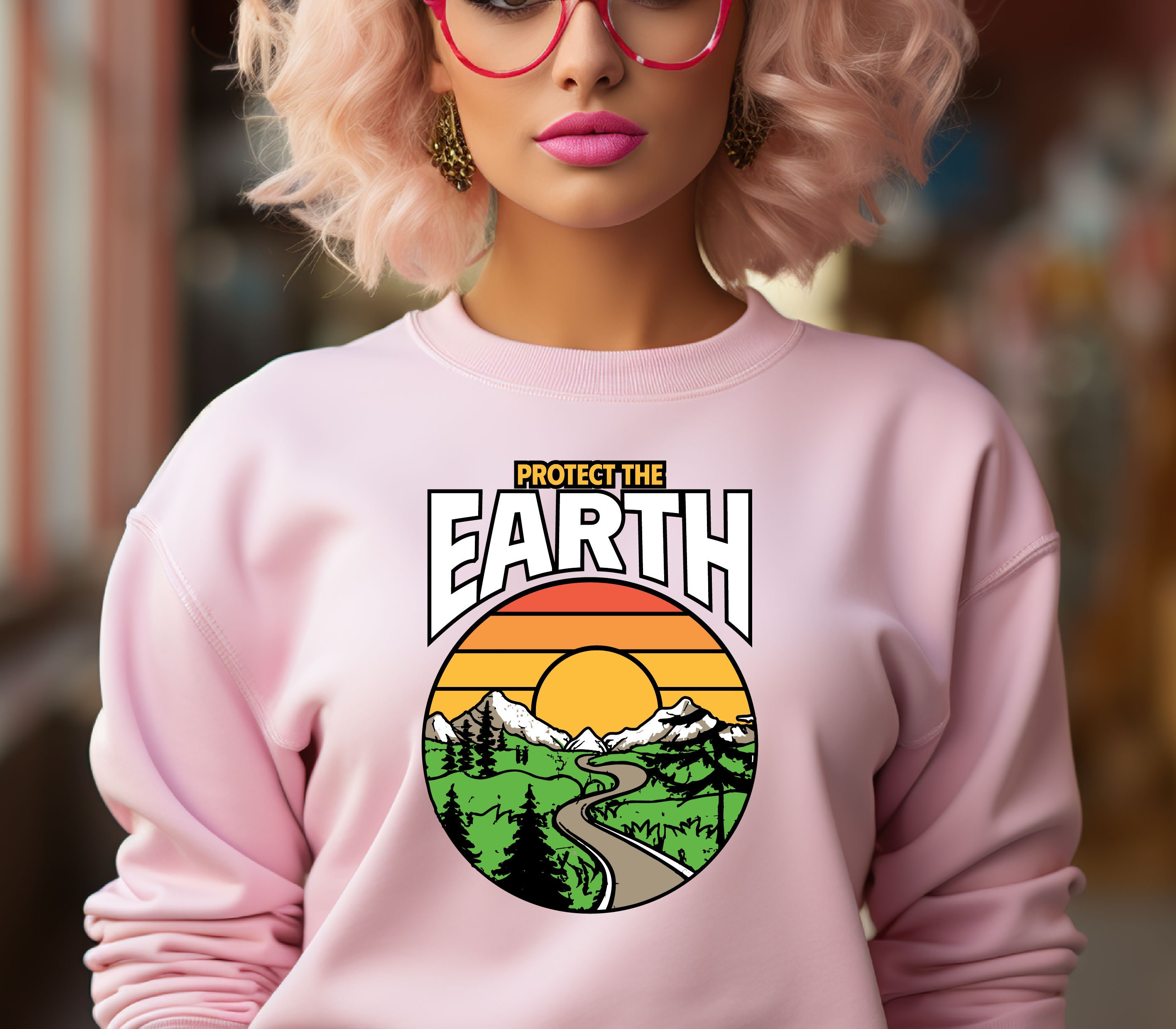 Earth Day Sweatshirt, Save the Earth Sweatshirt, Be Kind to Our Planet ...