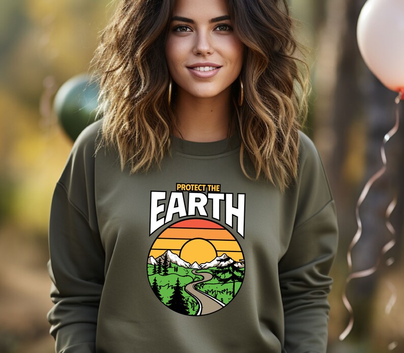 Earth Day Sweatshirt, Save the Earth Sweatshirt, Be Kind to Our Planet ...