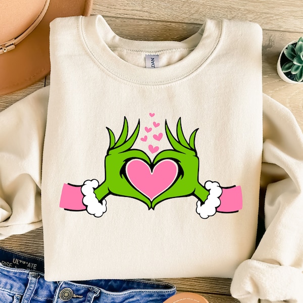 Grinch Valentine - Etsy