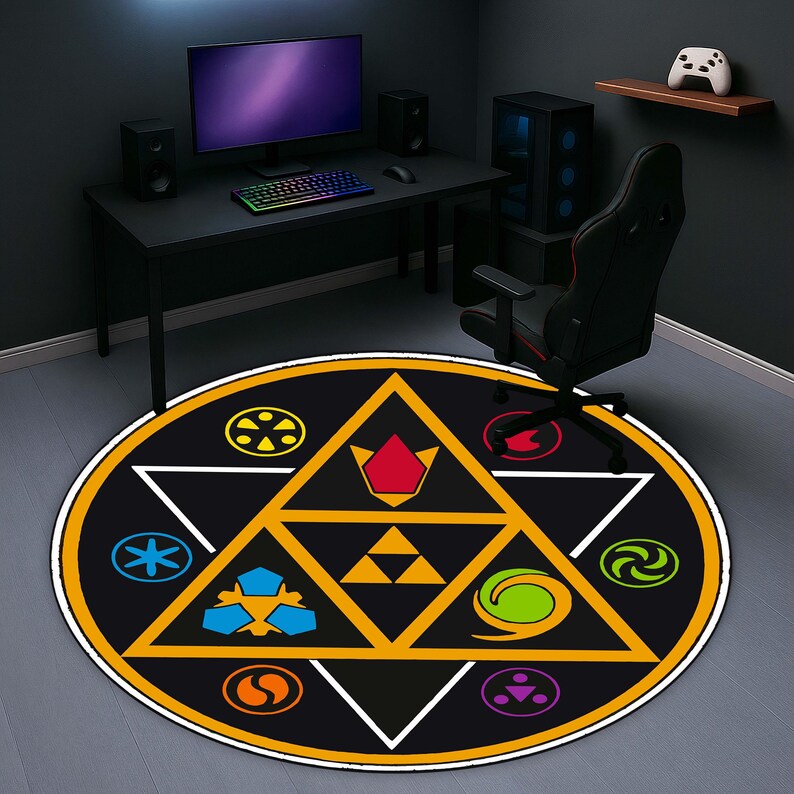 Legendary Zelda Inspired Rug - Pixel Art Area Carpet for Nintendo Fans ...