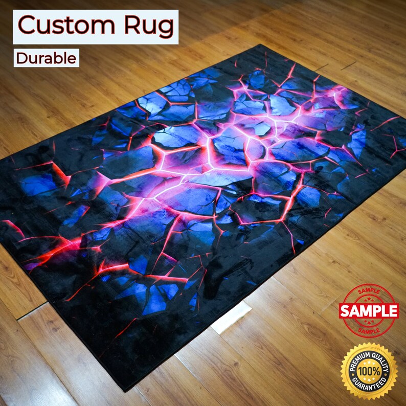 Neon Gaming Rug Brighten up Your Space in Style Gamer's Dream Neon Rug ...