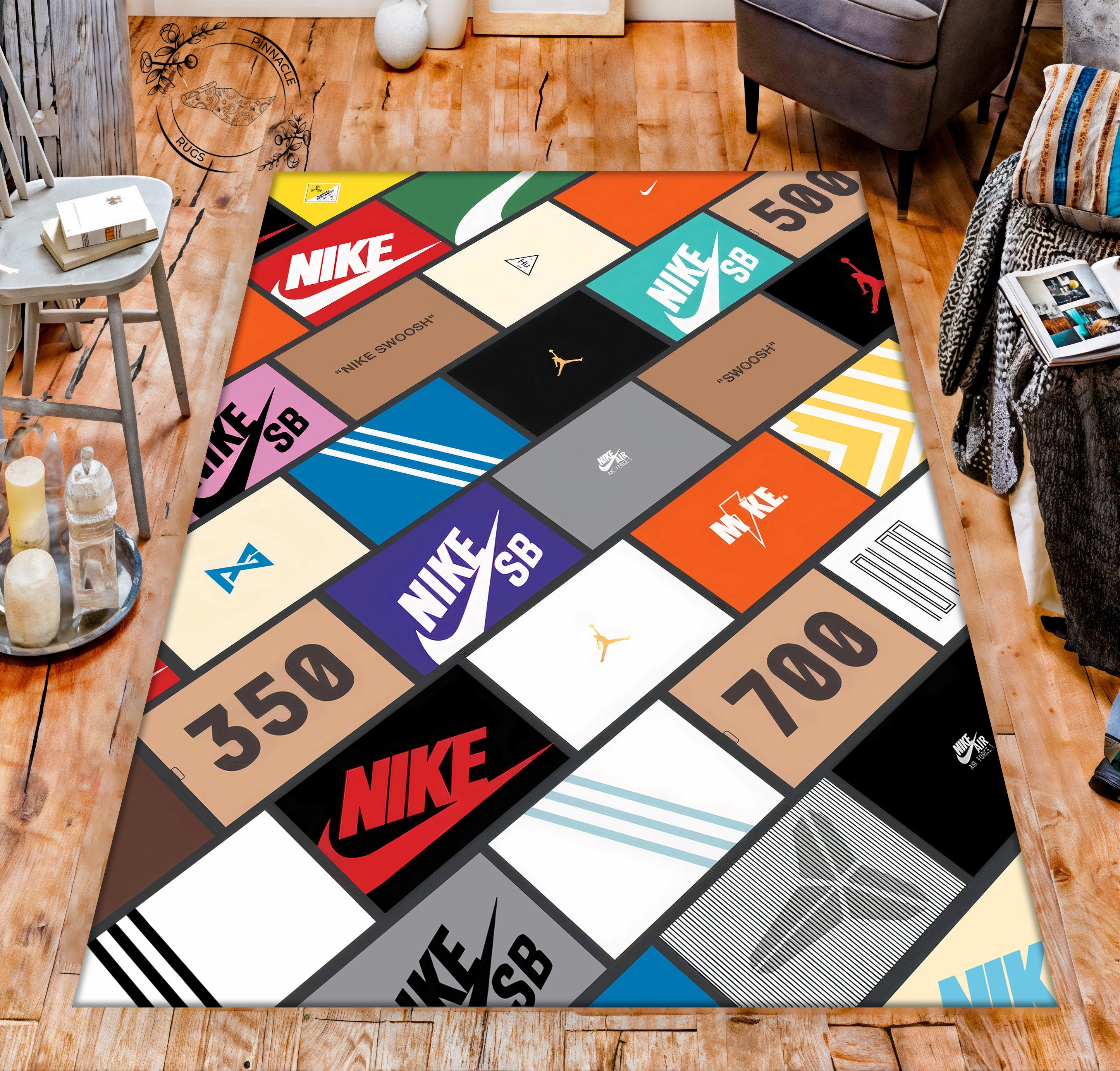 Unique Gamer Decor Shoebox Rug for Playful Spaces Geek Chic Gamer Rug ...
