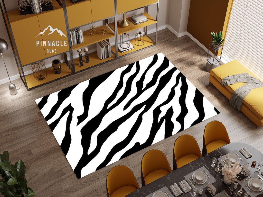 Custom Rugs, Zebra Rug, African Animals Rug, Abstract Zebra Rug ...
