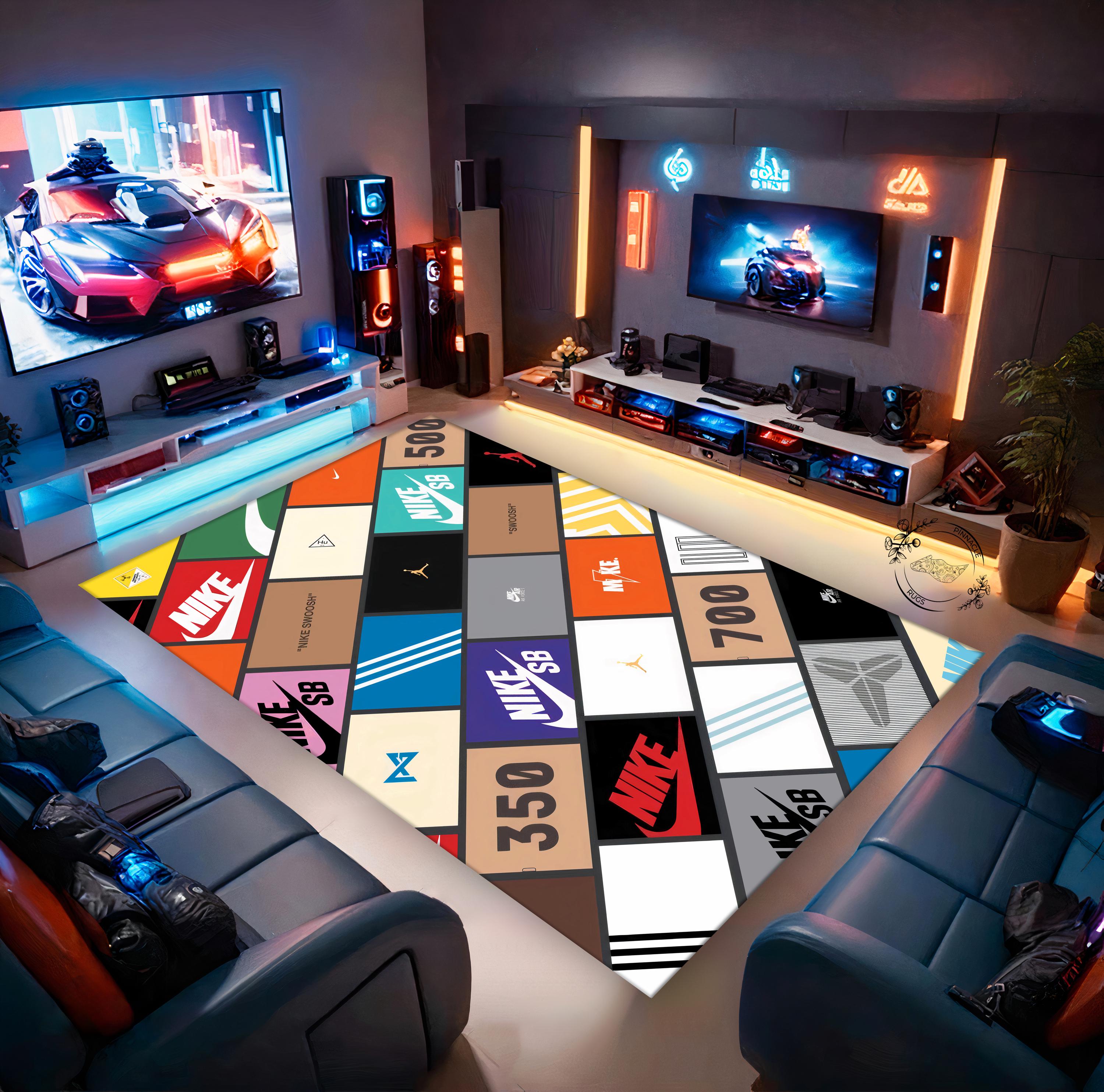 Unique Gamer Decor Shoebox Rug for Playful Spaces Geek Chic Gamer Rug ...