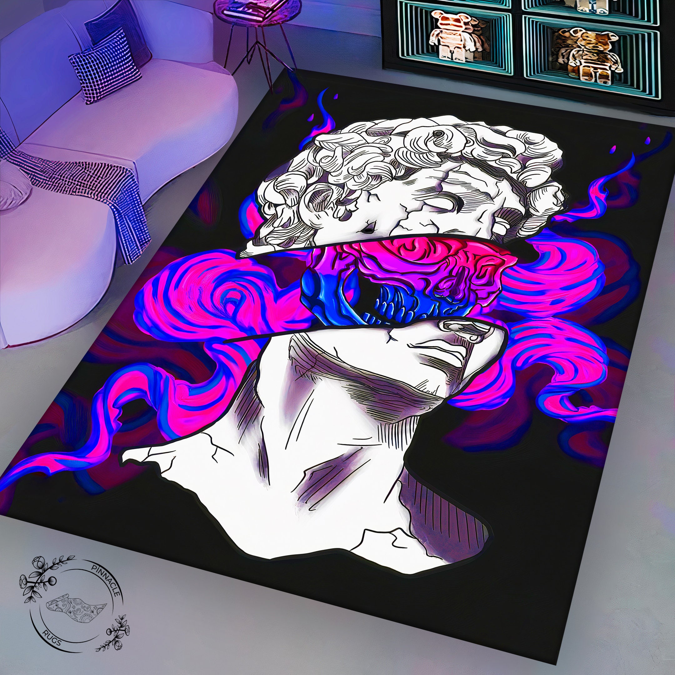 Eye-catching Pop Art Rug Add a Bold Statement Piece to Your Home Decor ...