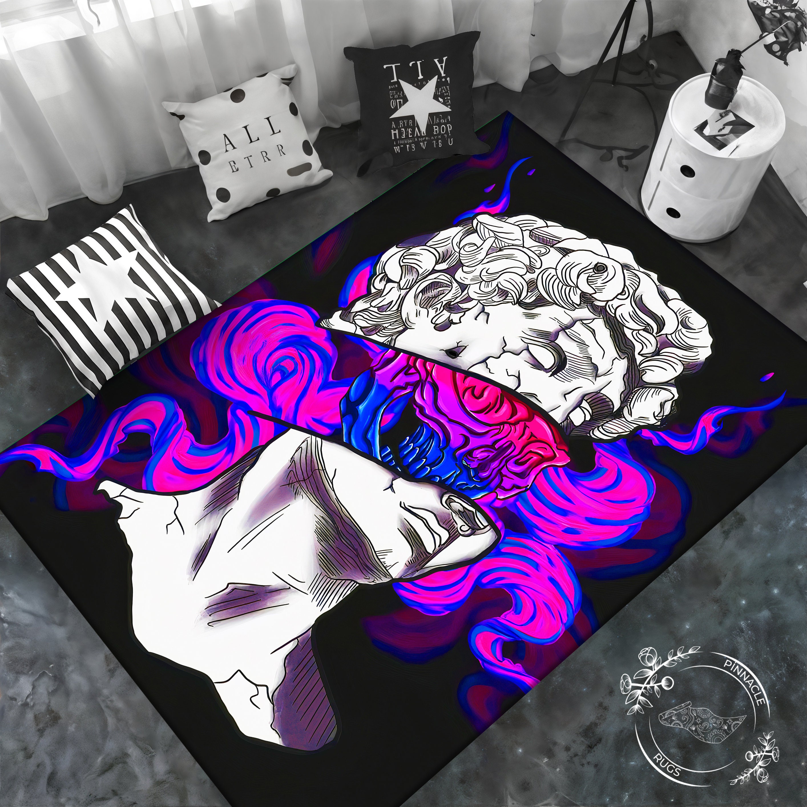 Eye-catching Pop Art Rug Add a Bold Statement Piece to Your Home Decor ...