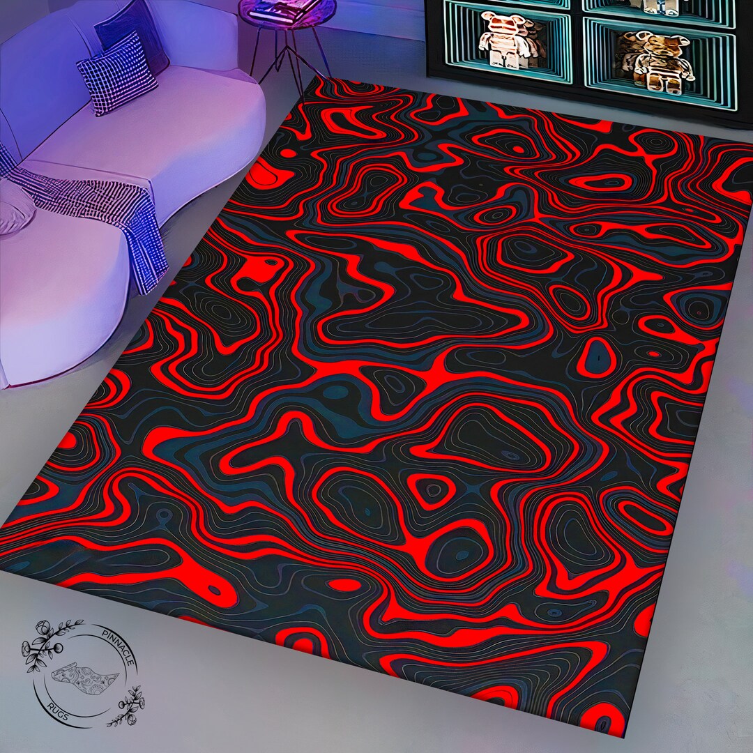 Cozy Game Room Rug Level up Your Space Geek Chic Rug for Your Ultimate ...