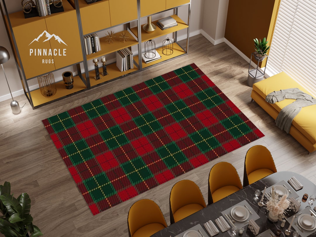 Scottish Pattern Rug, Traditional Pattern, Colorful Rug, Home Decor ...