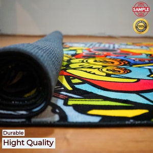 Unique Gamer Decor Shoebox Rug for Playful Spaces Geek Chic Gamer Rug ...