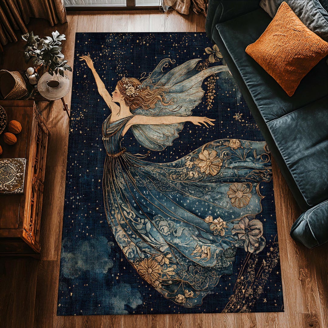 Fairy Tale Rug – Whimsical Fairy Themed Carpet for Girls Room ...