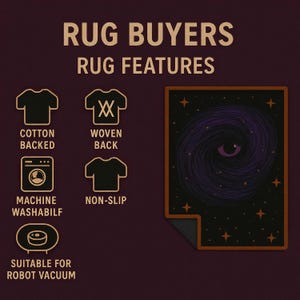 Optical Illusion Rug – Colorful Trippy Abstract Area Rug for Living ...