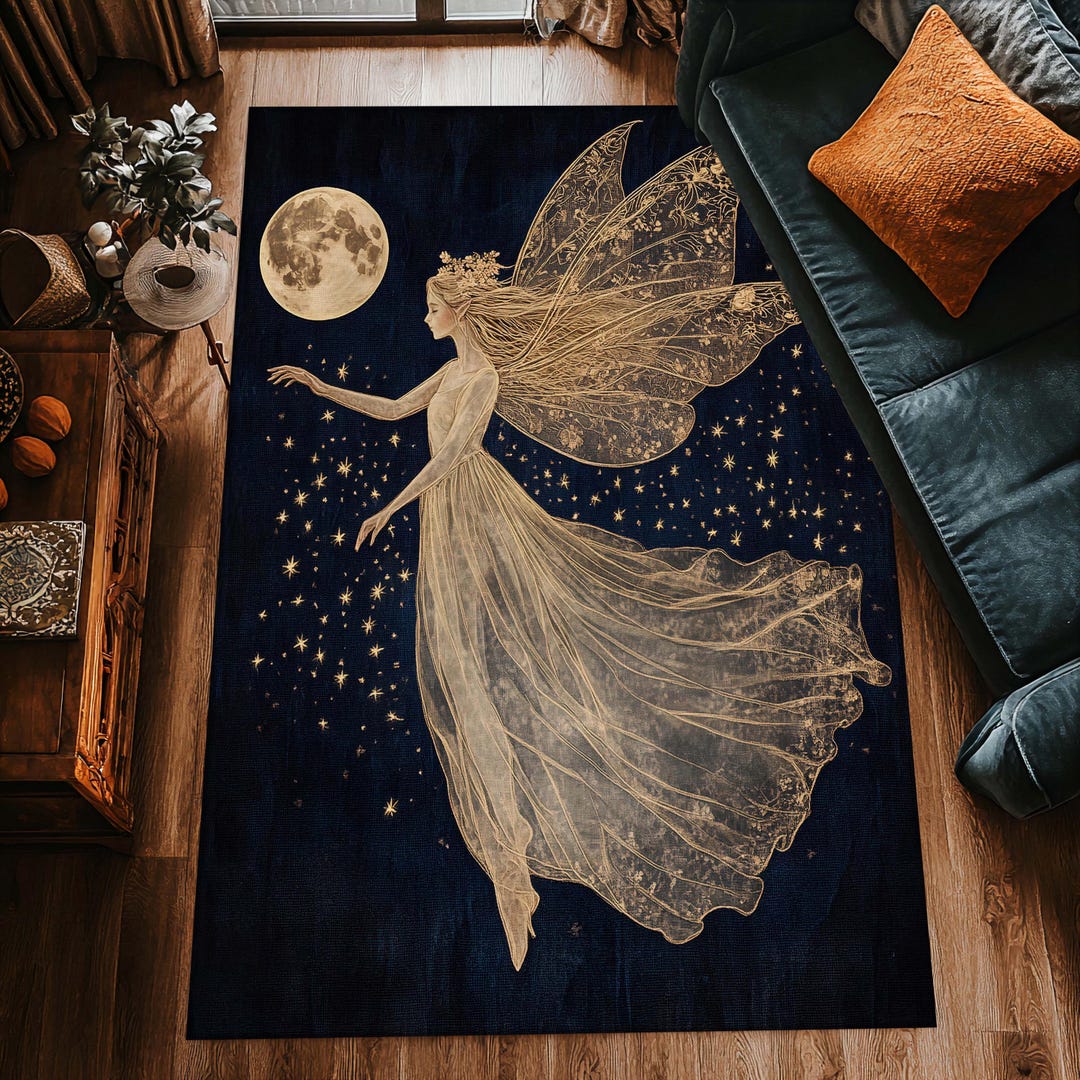 Enchanting Fairy Rug for a Touch of Magic - Dreamy Fairy Rug for a Cozy ...