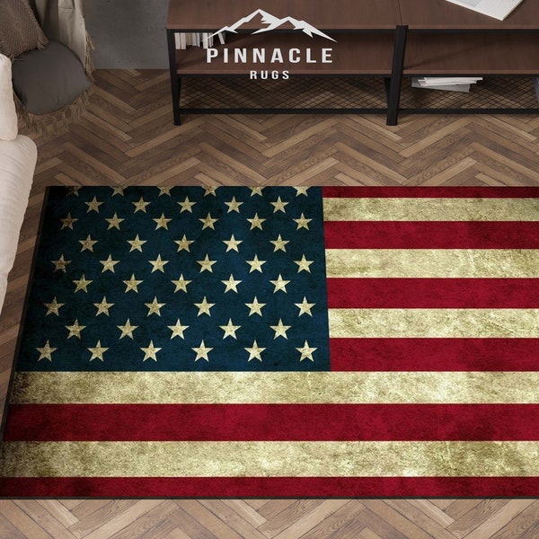 American Flag Area Rug - Etsy