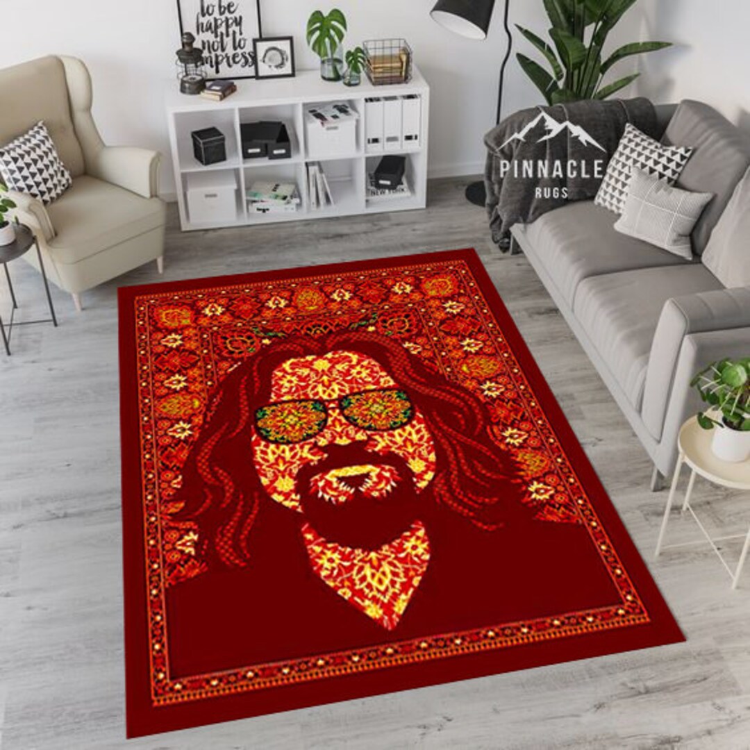 Dude Rug, Big Lebowski, Big Lebowski Rug, Home Rug, Dude Rug Decor ...